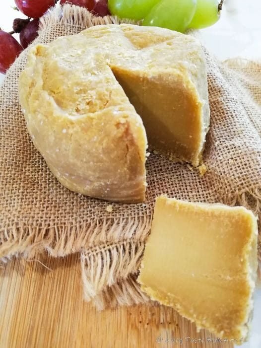 Aged Chickpea Cheese