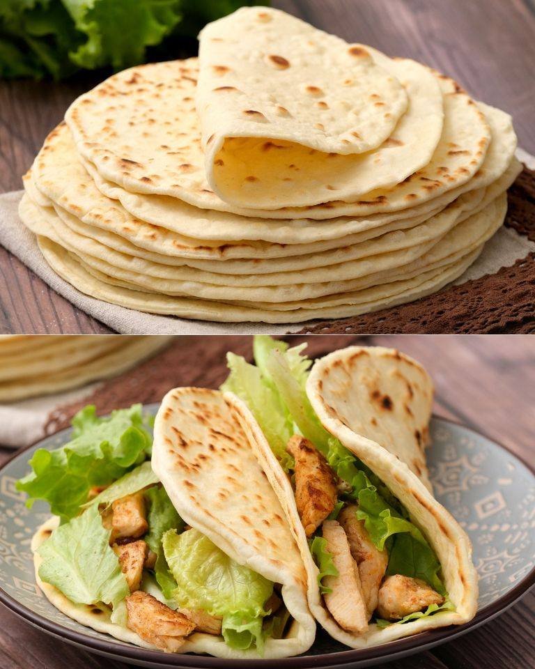 Homemade Air-Fried Tortillas (3 Ingredients!)