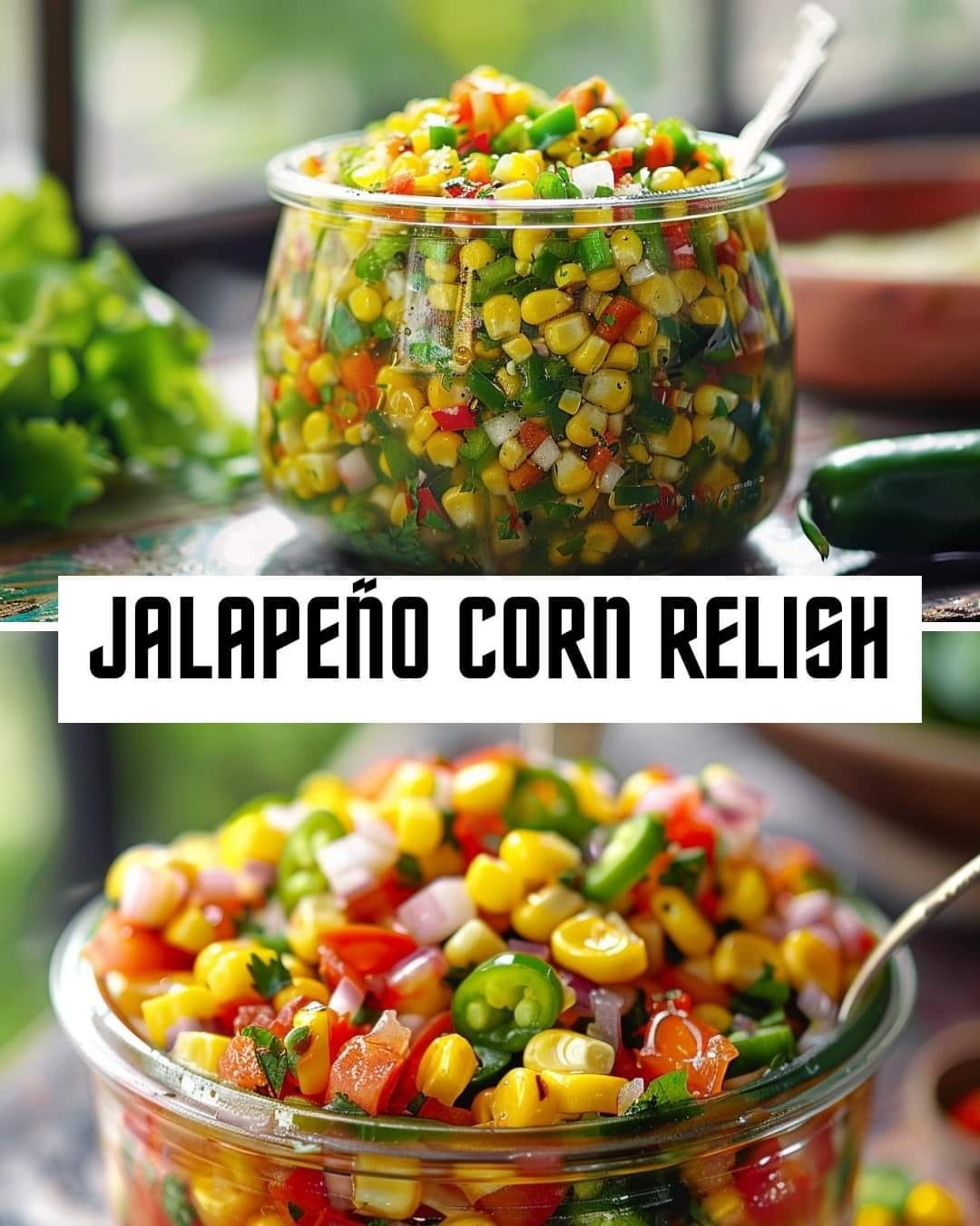 Sweet and Spicy Jalapeño Corn Relish Recipe