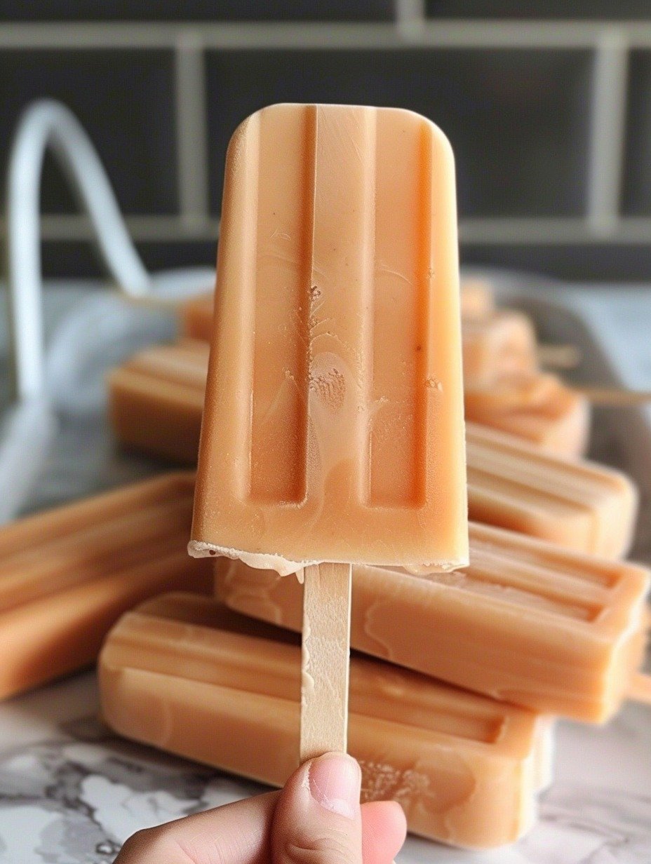 Vegan Orange Creamsicle Popsicles