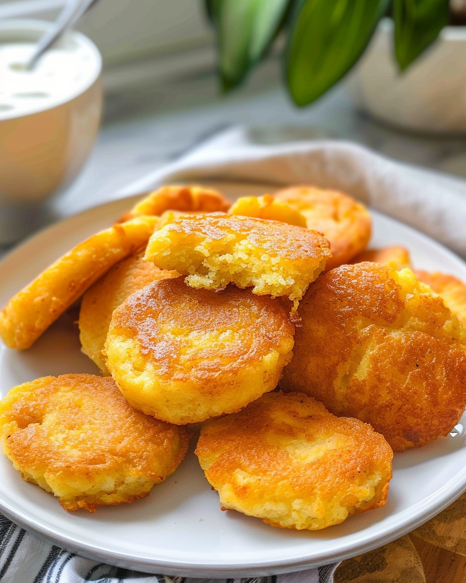 Low-Carb Fried Cornbread Fritters😋😎