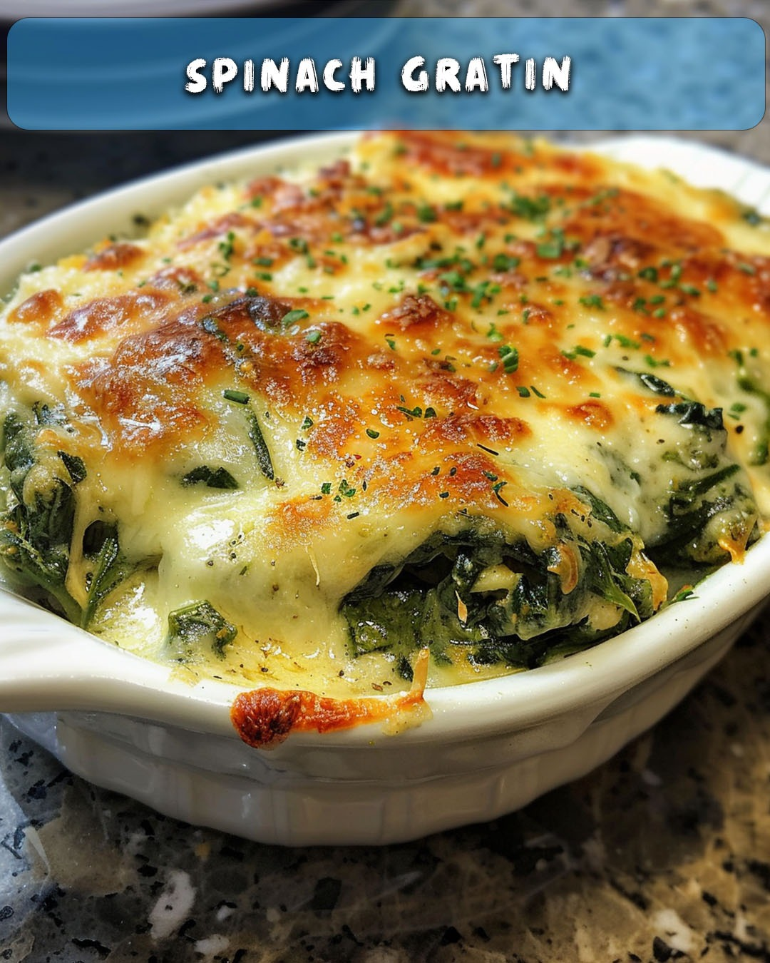 Vegan Spinach Gratin