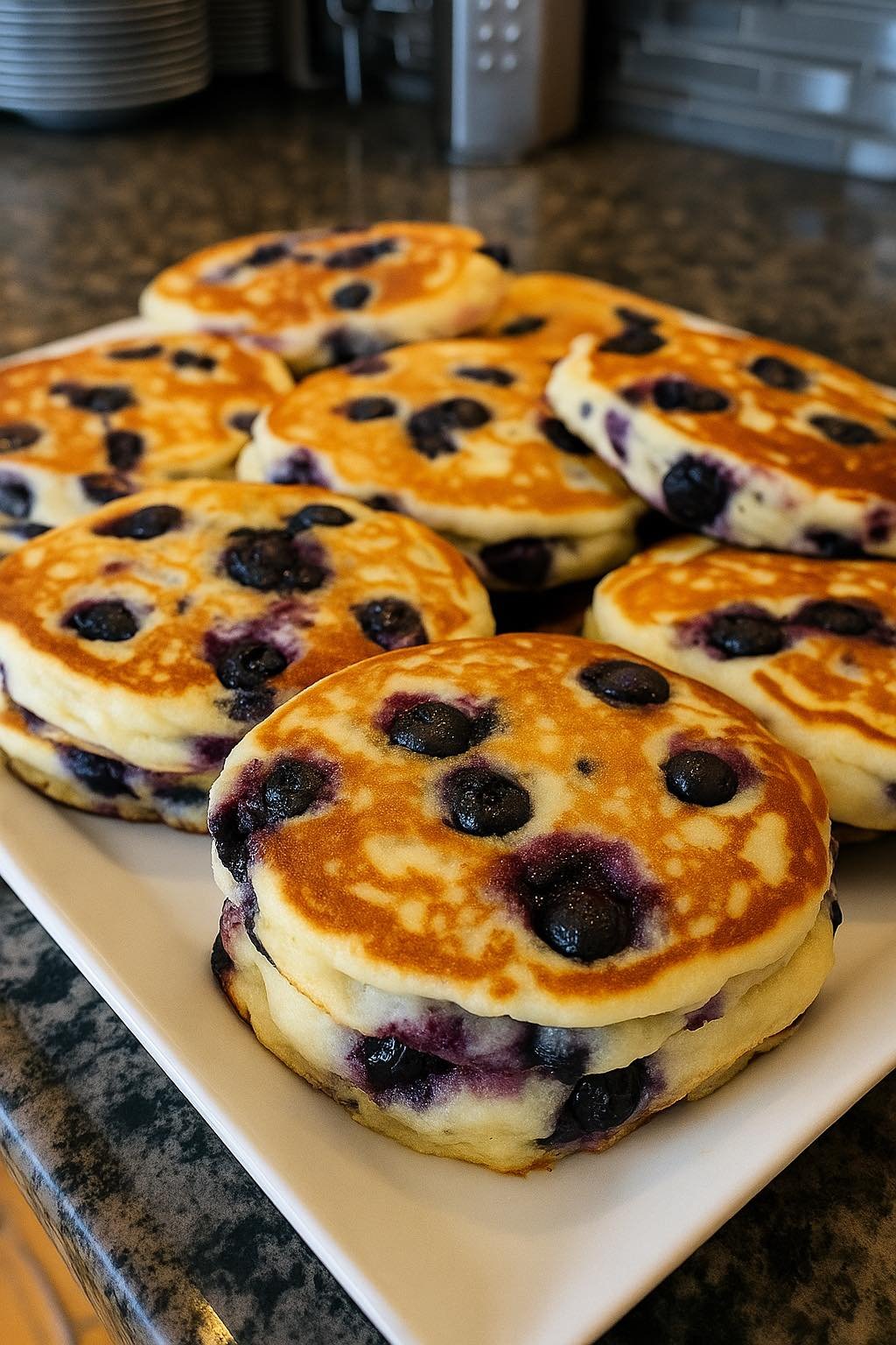Fluffy Blueberry Pancakes Recipe