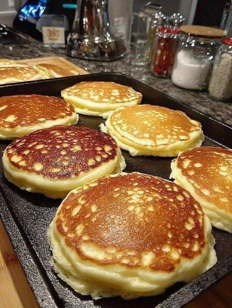 Fluffy Homemade Pancakes: